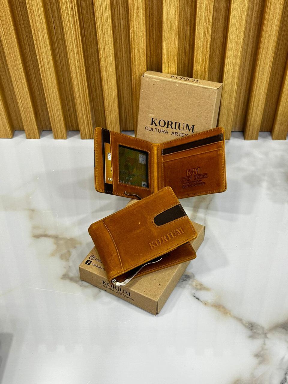 PRENSABILLETES KORIUM EN CUERO – DISTRIBOLSOS 21